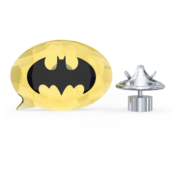 Swarovski | Accessories | Swarovski Dc Comics Batman Crystal Logo Pin ...